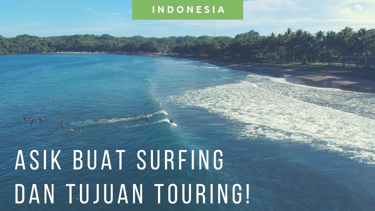 Pantai Batu Karas Beach Pangandaran [ Drone Video Wisata Pangandaran ...